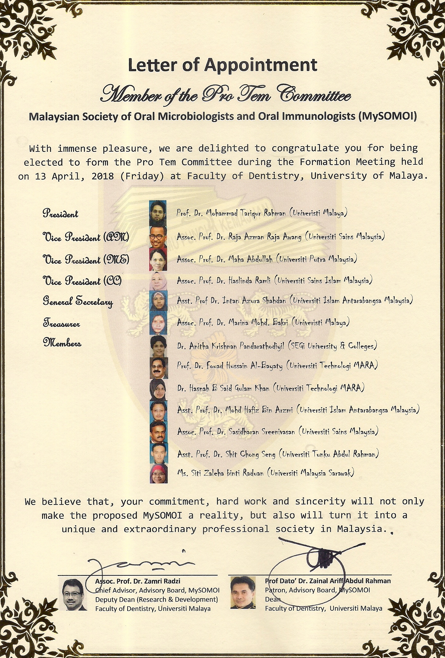 Protem – Malaysian Society of Oral Microbiologists & Oral Immunologists